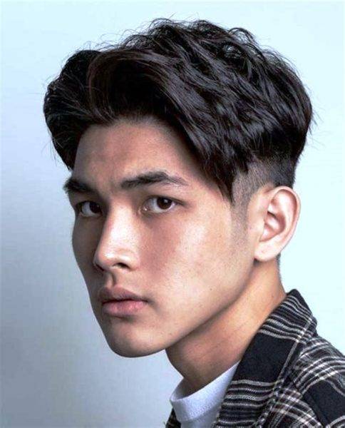 Center Parted Hairstyles for Men