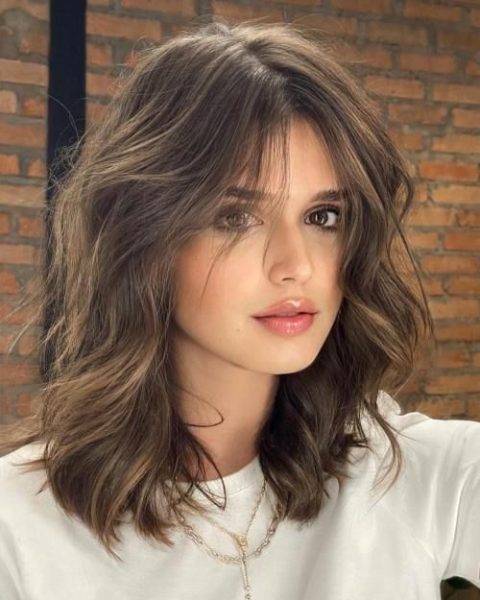 45+ Medium Hairstyles for Oblong Face Shape Women