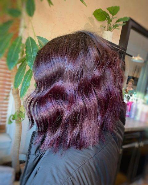 90+ Plum Hair Color for Women