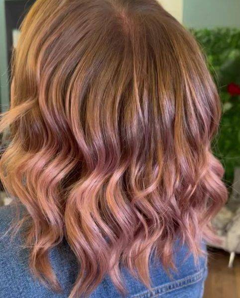165+ Rose Gold Hair Color for Women